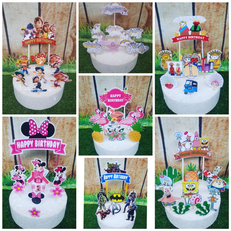 Cake topper, cake topper, cake topper, cake topper | Shopee Philippines
