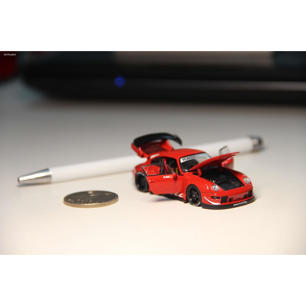 PGM Porsche 1:64 RWB993 Red RWB WU 911 Wide Body Alloy Simulation Car ...