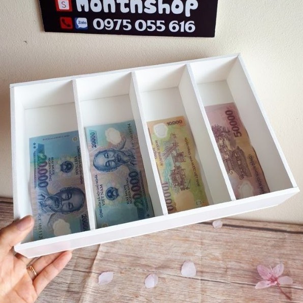 Money Tray, cashier tray with 4 white compartments | Shopee Philippines