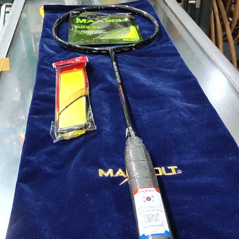 Maxbolt BLACK WOVEN LIMITED EDITION BADMINTON Racket ORIGINAL | Shopee ...