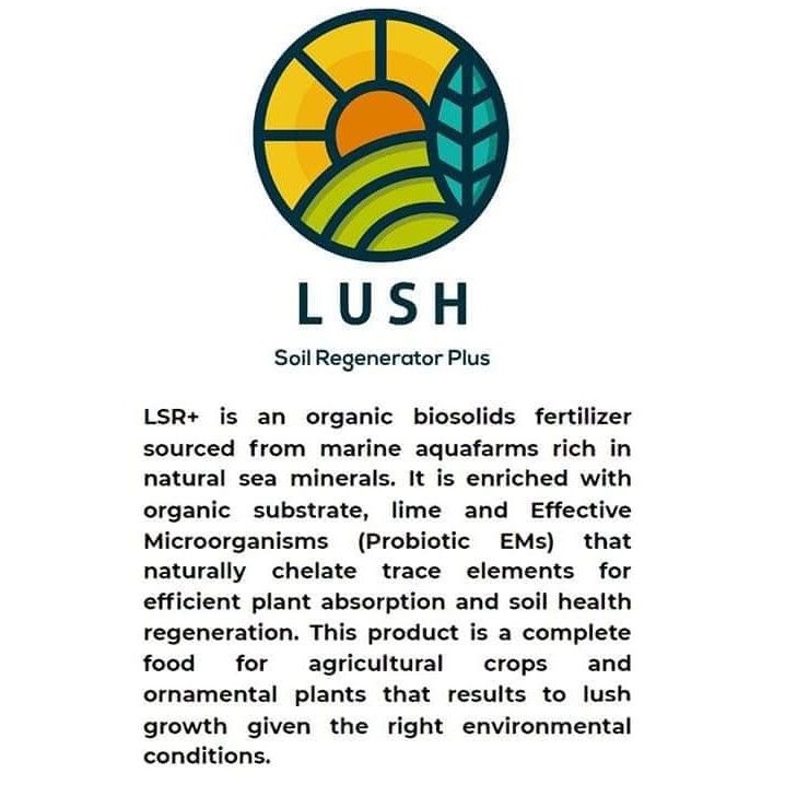 LUSH soil regenerator / ameliorant/ organic 1kg pack (plant growth ...