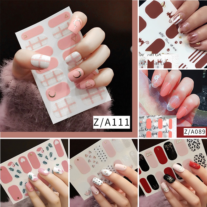 Nail sticker 3D gilded nail sticker waterproof imitation diamond ...