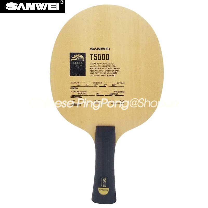 Original SANWEI T5000 CARBON Table Tennis Racket (5+2 Carbon) | Shopee Philippines