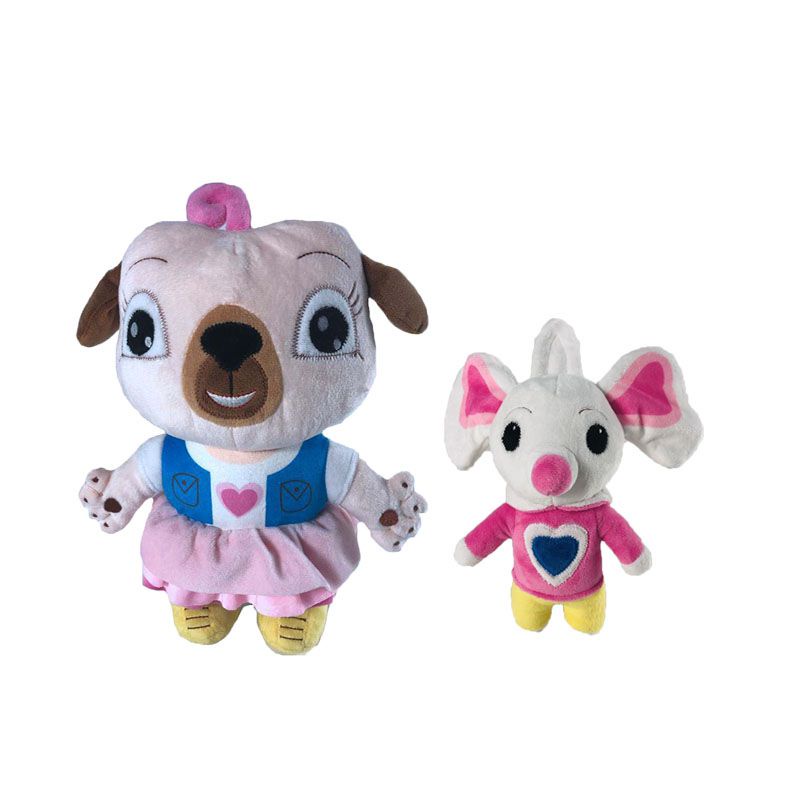 Chip And Potato Toys Pug Dog And Mouse Plush Stuffed Animal Toy ...