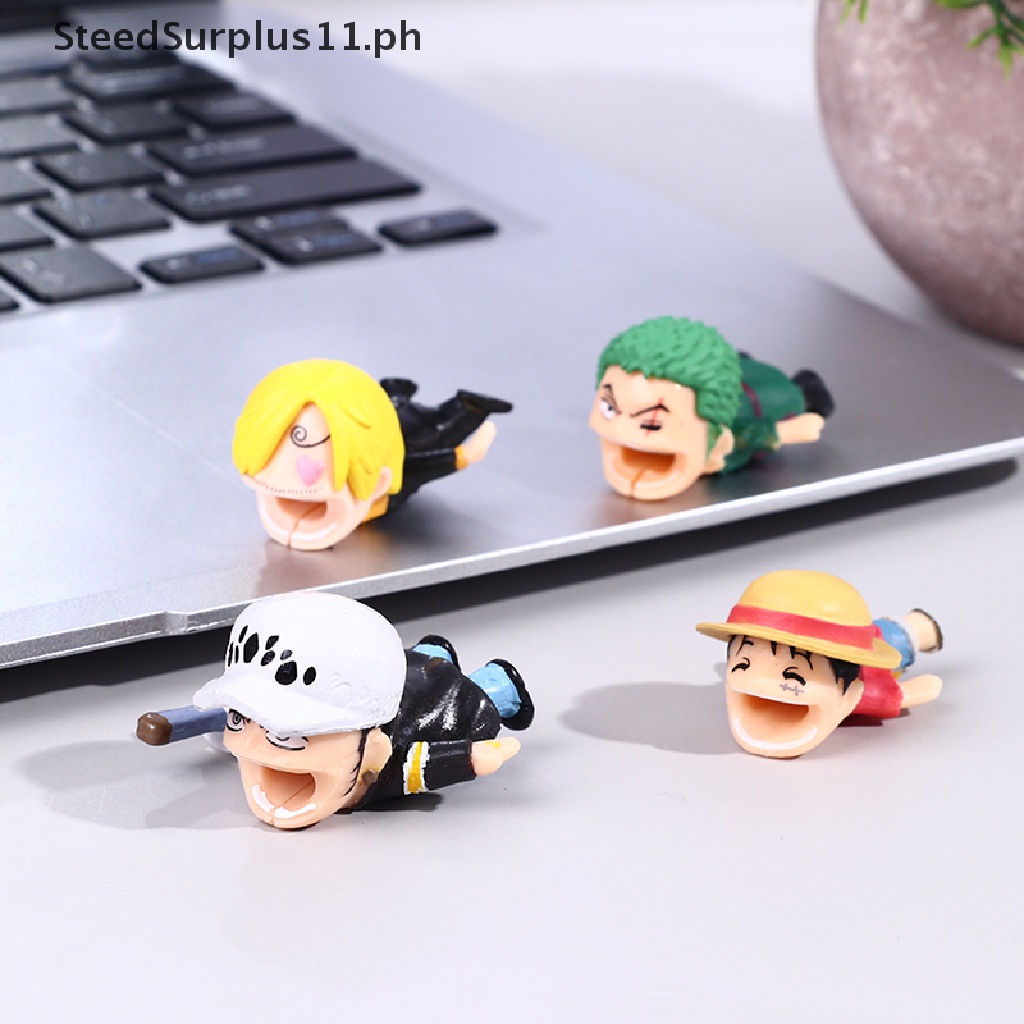 SteedSurplus 1Set Anime One Piece Kawaii Cable Bite Protector for Cable ...