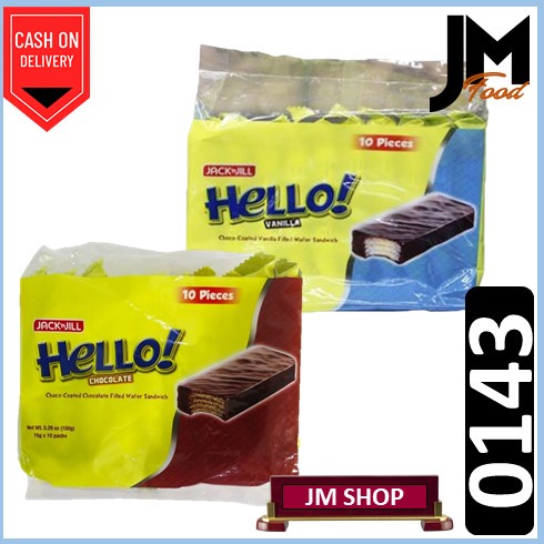 JM FG-0143 | JM Foods | Hello Coated 15g x 10's | Chocolate | Vanilla ...