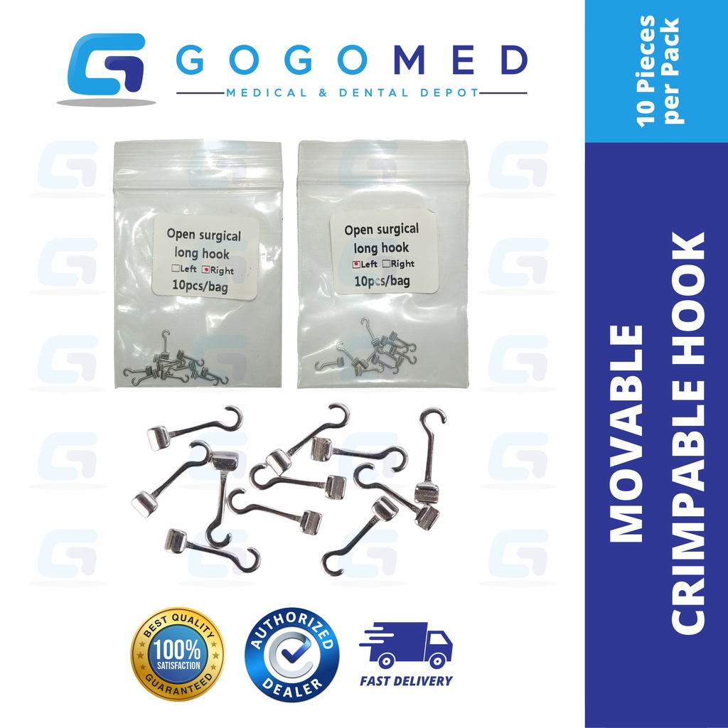 Movable Crimpable Hook (Left/Right) | Shopee Philippines