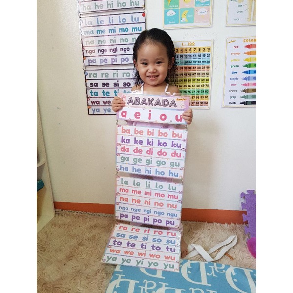 ABAKADA HANGING WALL CHART LAMINATED! A4 | Shopee Philippines