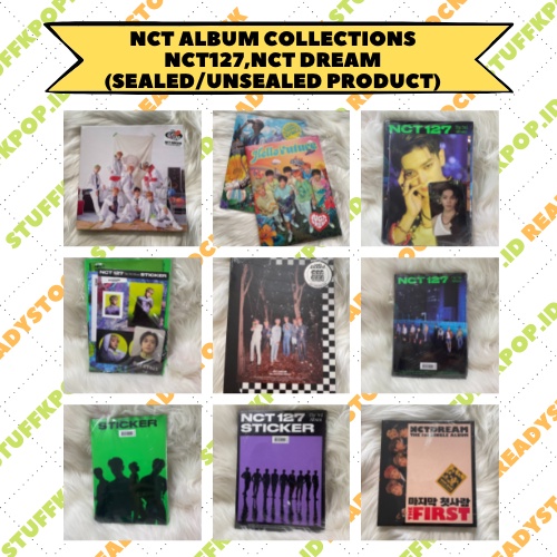 [stuffkpop.id] SEALED/UNSEALED NCT 127 AND NCT DREAM ALBUM | Shopee Philippines