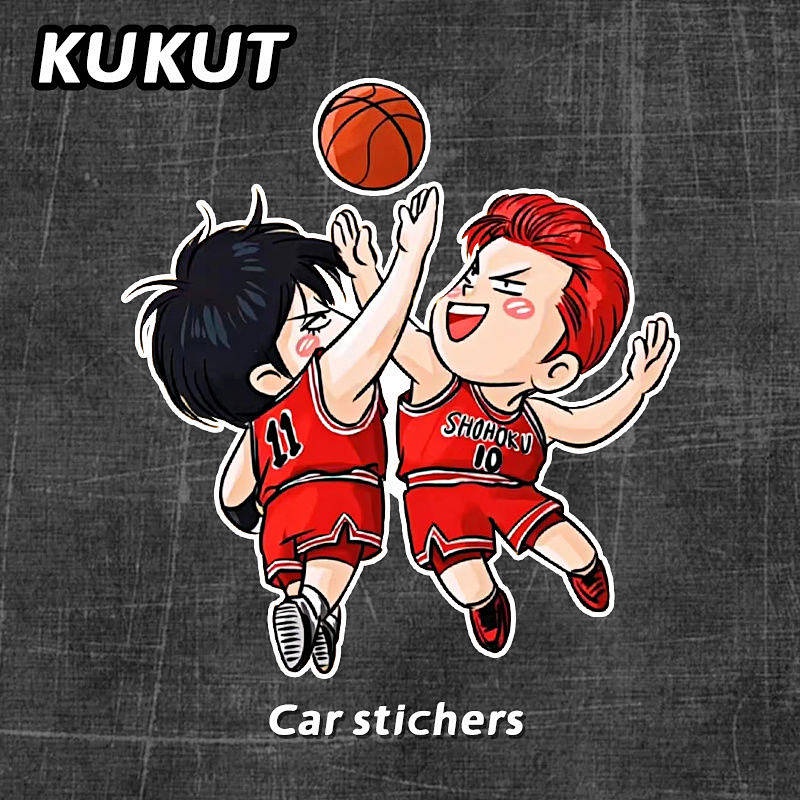 Slam Dunk Cartoon Anime Automobile Sticker Bumper Stickers Paper ...