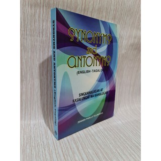 SYNONYMS and ANTONYMS(english -tagalog) | Shopee Philippines