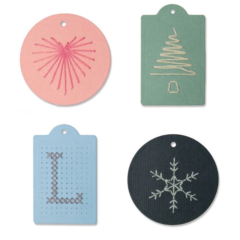 Sizzix Stitched Tags Thinlits Die Set 6PK by Josh Griffiths | Shopee Philippines