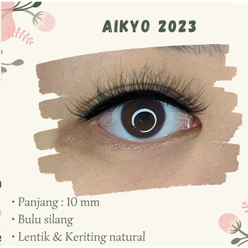 Aikyo 2023 natural Curly False Eyelashes (Can Be 30x Use) | Shopee ...