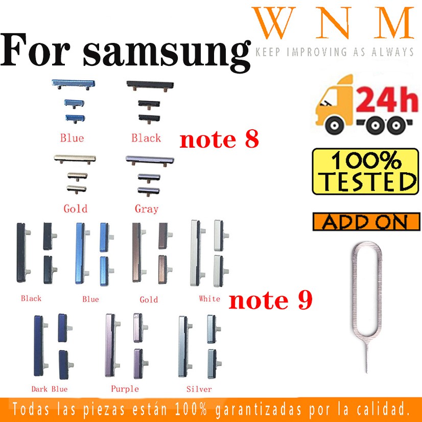 Power button For Samsung Galaxy Note 8 N950 F Note 9 N960 F Power and ...
