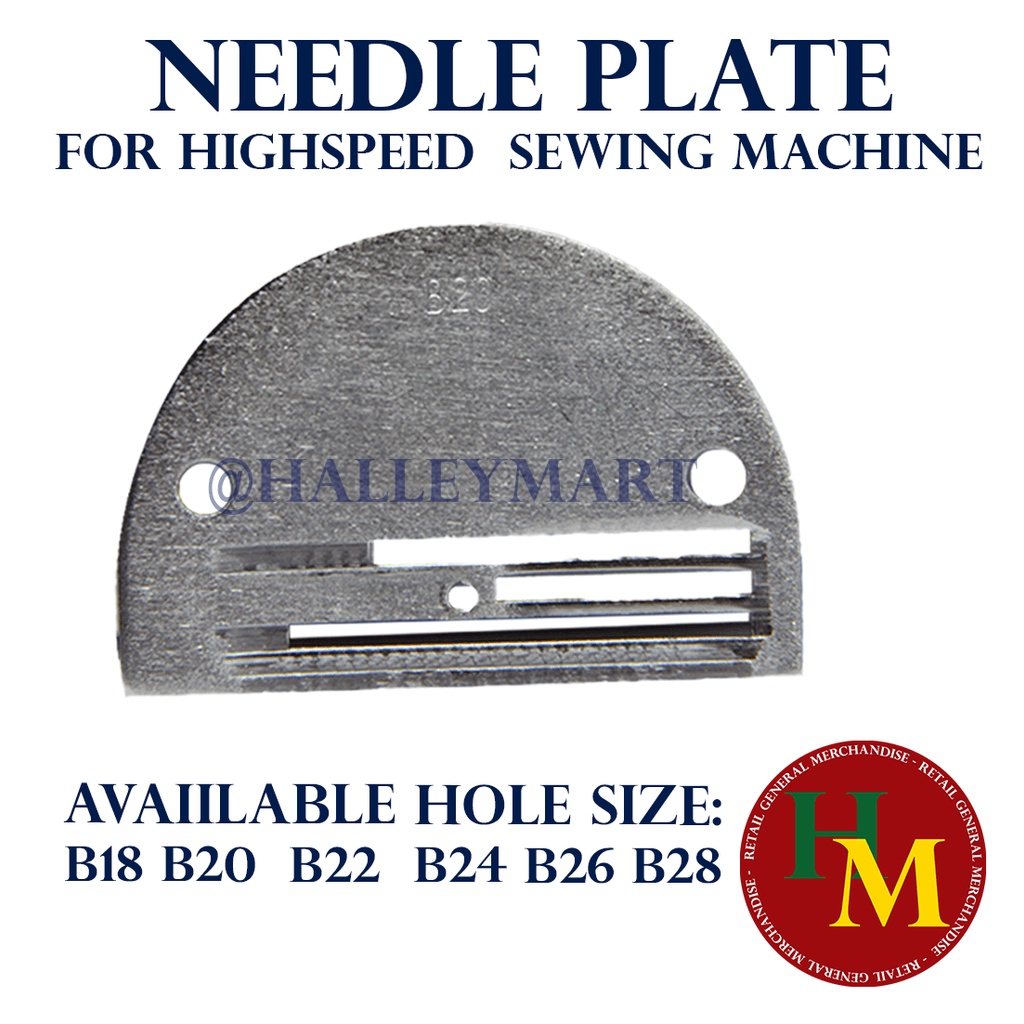THROAT PLATE/ NEEDLE PLATE FOR HIGHSPEED SINGLE NEEDLE MACHINE | Shopee ...