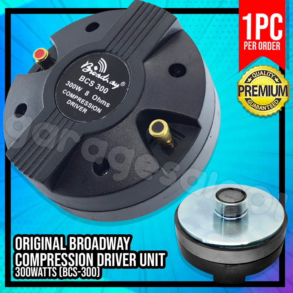 300W Broadway Compression Driver Unit BCS-300 Heavy Duty | Shopee ...