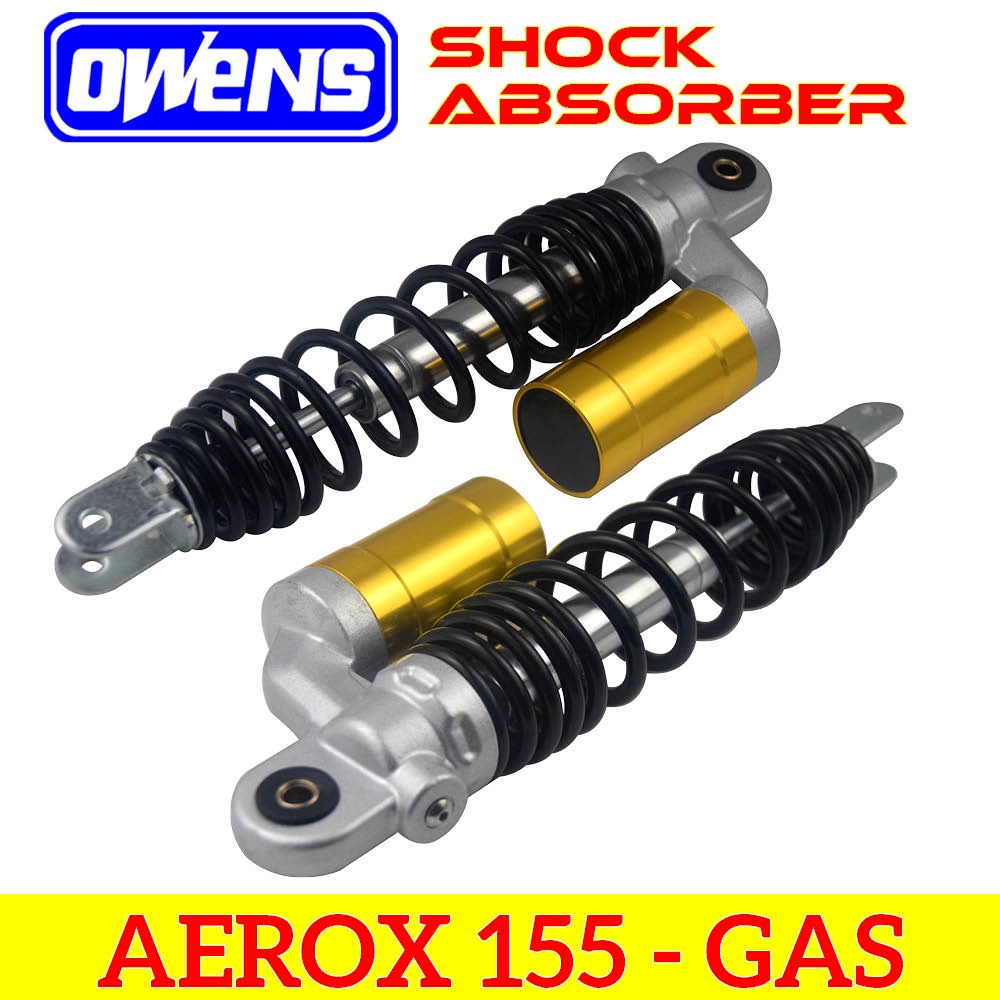 AEROX 155 - GAS Owens Motorcycle Rear Shock Absorber (Pair) | Shopee ...