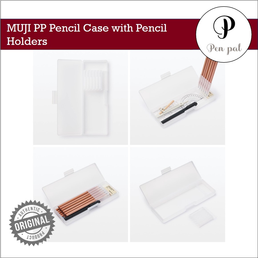 MUJI PP Pencil Case with Pencil Holders NEW | Shopee Philippines