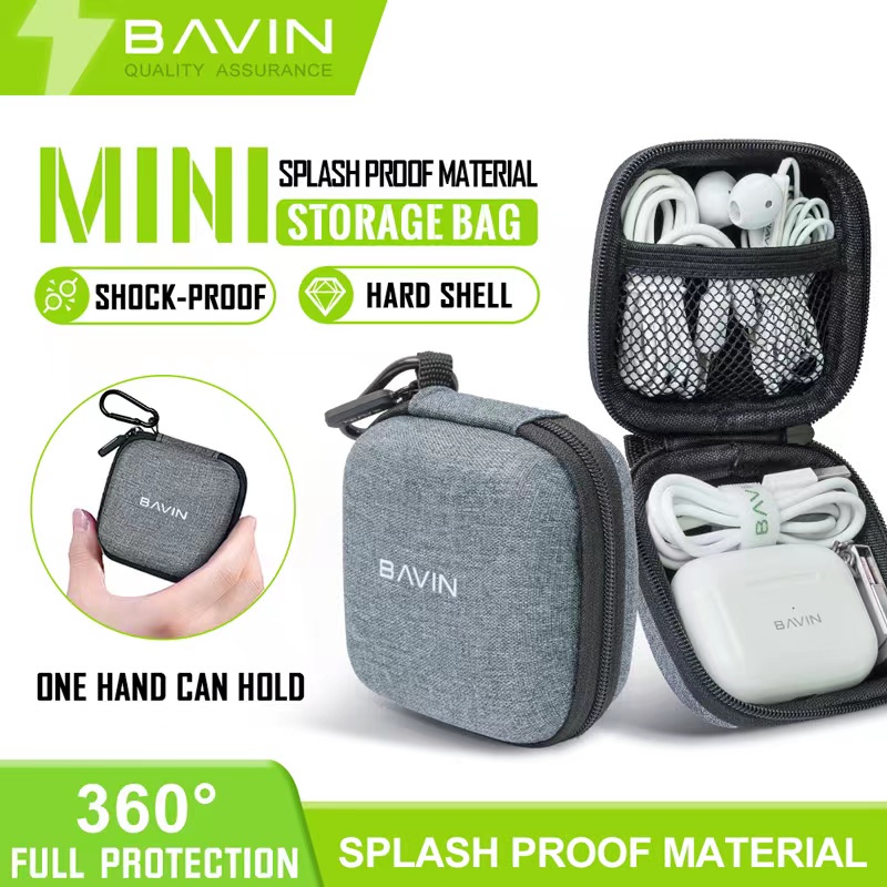 BAVIN BE05 Portable Full Protection Mini Storage Bag for Cable ...