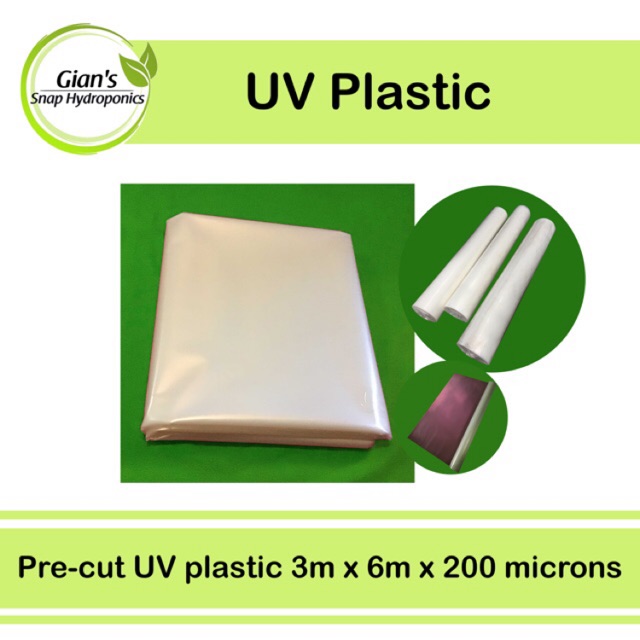 UV Plastic (3m x 6m x 200microns) | Shopee Philippines