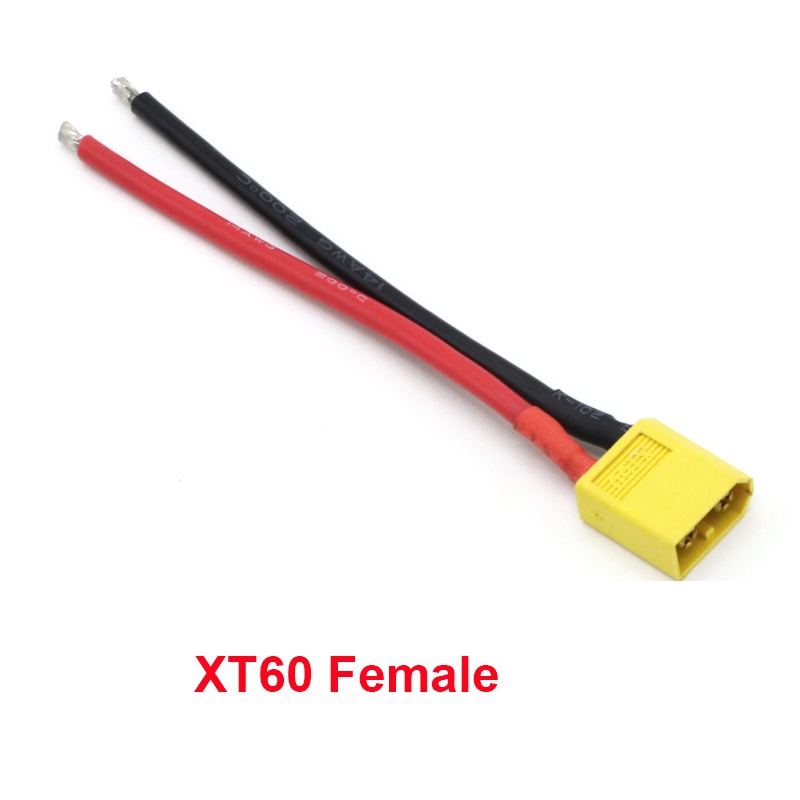 XT60 XT30 T XT90 MPX TRX plug Connector Male / Female Connector plug with 14 /18AWG Silicone ...