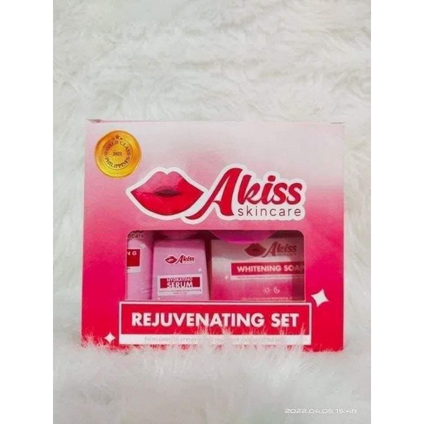 AKISS REJUVENATING SET (SIRA BOX or NO BOX) / WHITENING / REJUVSET ...