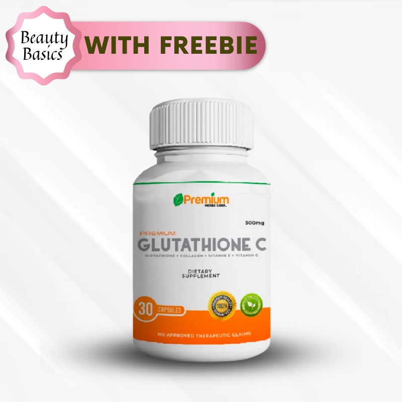 GLUTA C Premium Herbs Glutathione C Immunity Booster Skin Whitening ...