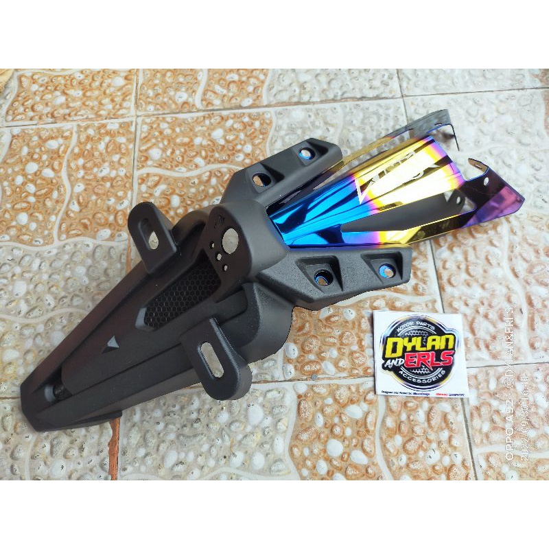 REAR FENDER W/ KING DRAG REAR FENDER BRACKET FOR SNIPER 150 | Shopee ...
