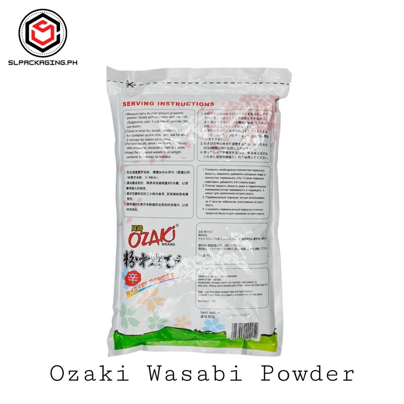 Ozaki Wasabi Powder (1Kg-100grams) | Shopee Philippines