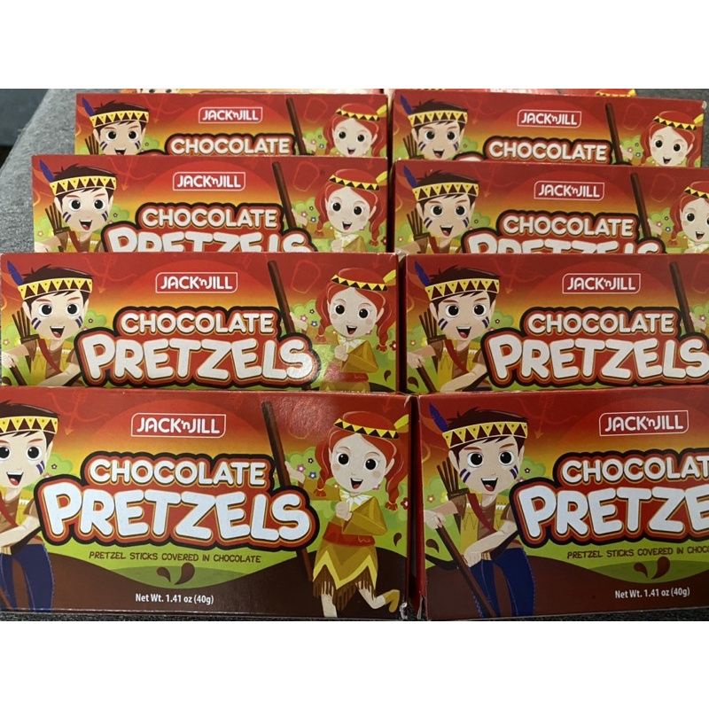JACK N JILL PRETZEL CHOCOLATE 40g | Shopee Philippines
