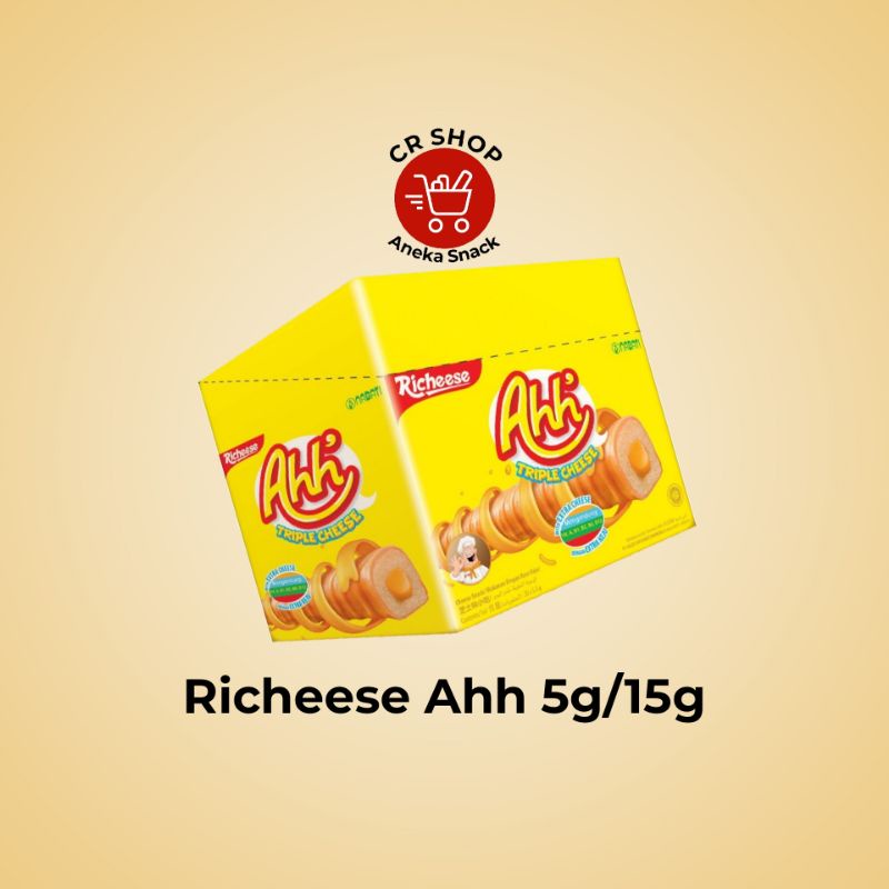 Richeese AHH Cheese Roll Biscuit @5g (1box=20pcs) | Shopee Philippines