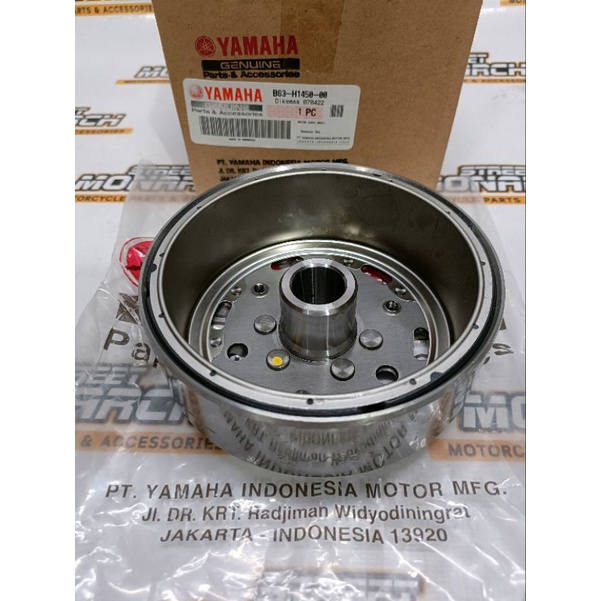 YAMAHA GENUINE ROTOR ASSY ( MAGNETO ) B63-H1450-00 FOR YAMAHA AEROX 155 ...