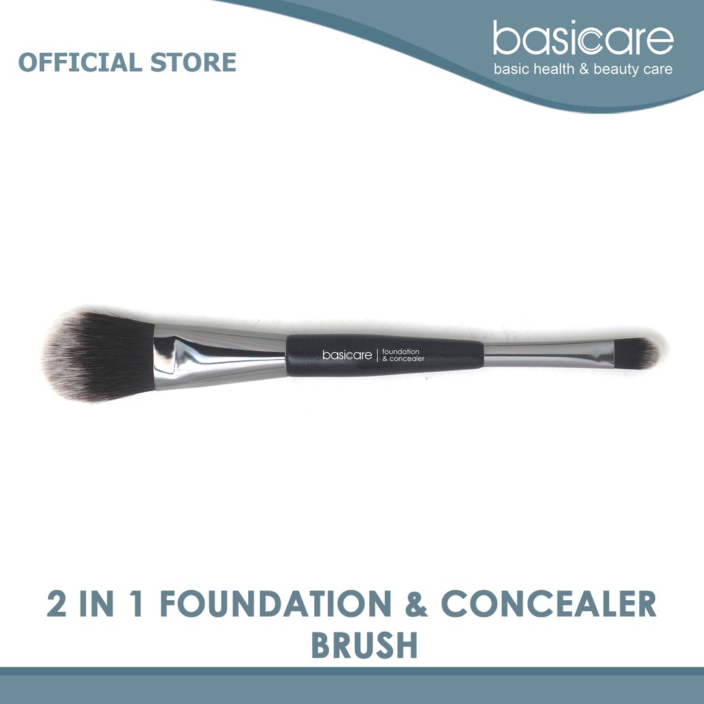 Basicare 2 In 1 Foundation And Concealer Brush BCFEC08 | Shopee Philippines