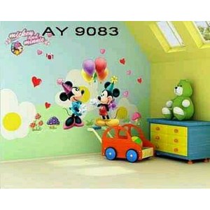 Transparent MICKEY MOUSE BIRTHDAY Wall sticker (60X90Cm) | Shopee ...