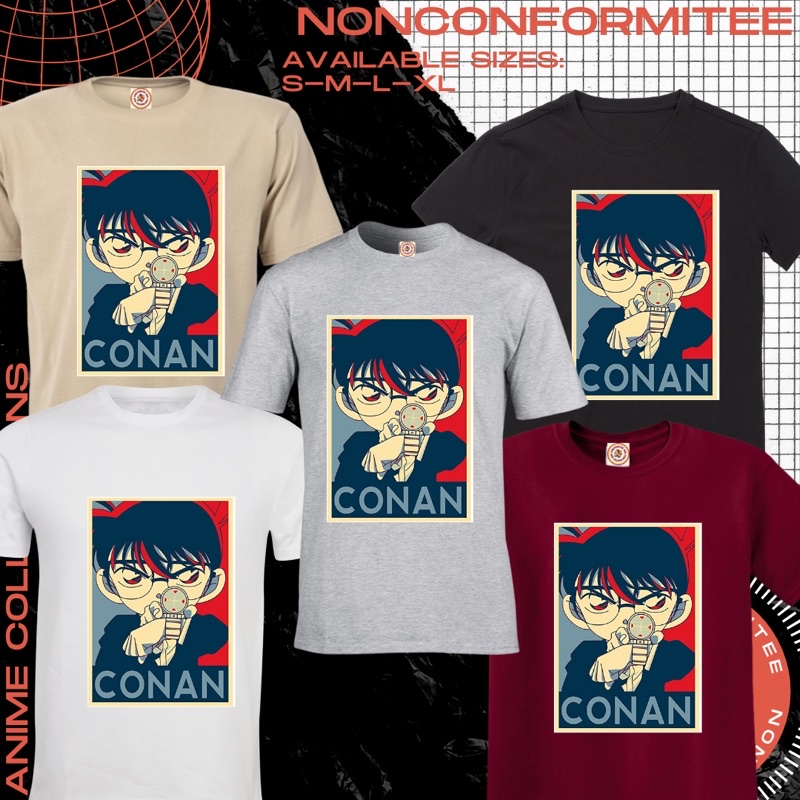 Detective Conan Anime Merch Tshirt | Shopee Philippines