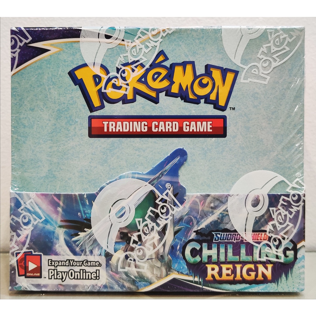 Pokemon TCG Sword&Shield Chilling Reign Booster Box 36s | Shopee ...