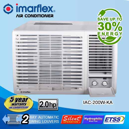 Imarflex IAC-200W-KA Window Type Air Conditioner 2.0Hp | Shopee Philippines