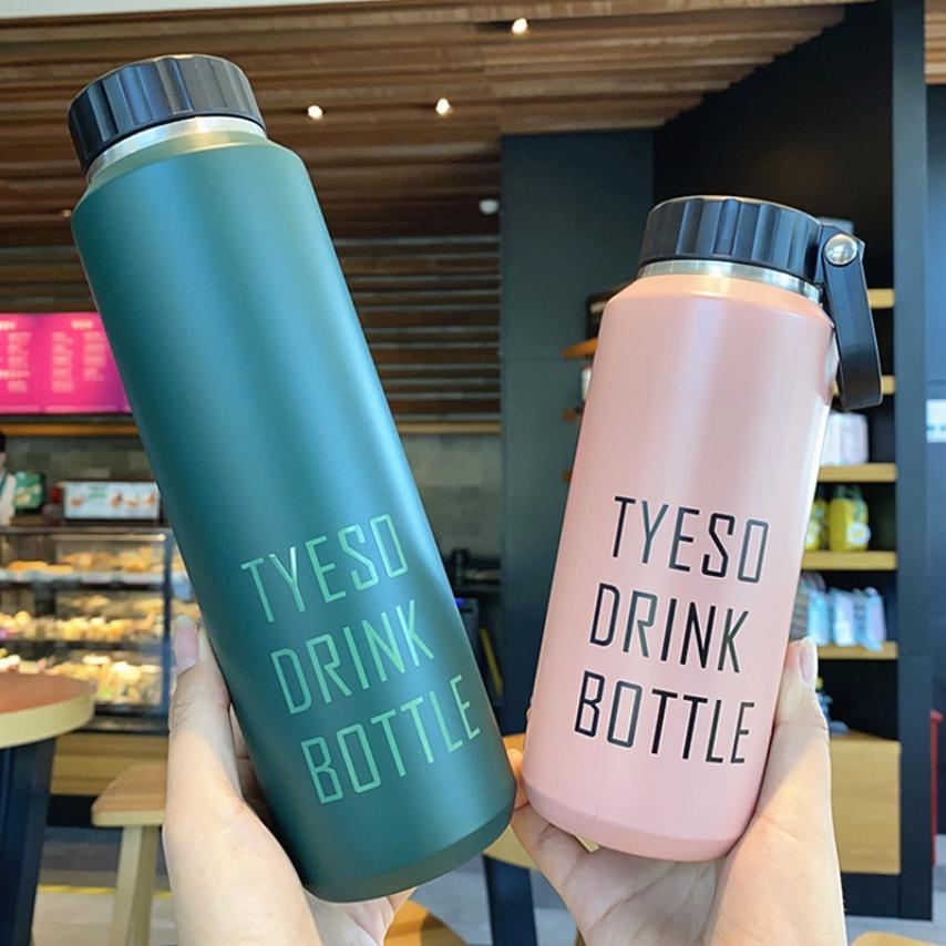 Tyeso Stainless steel Thermos Vacuum Tumbler Insulate Vacuum Cup Water bottle leakproof 500ML ...