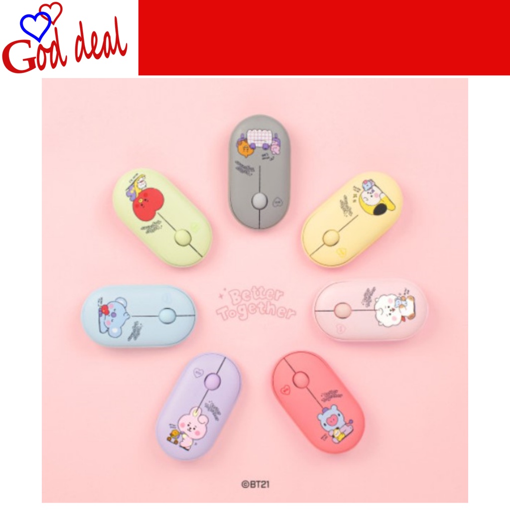 [BT21] BT21 Wireless Noise-Free Wireless Bluetooth Mouse Tata Mang ...