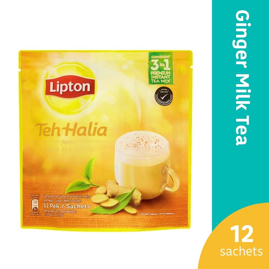 Lipton Milk Tea 3 in 1 Milk Tea Latte Matcha Green Tea/Earl Grey ...