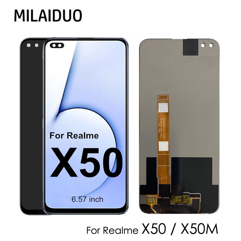 For Realme X X2 XT X3 X7 X50 Q2 Pro Realme X3 Super Zoom LCD Display Touch Screen Digitizer ...
