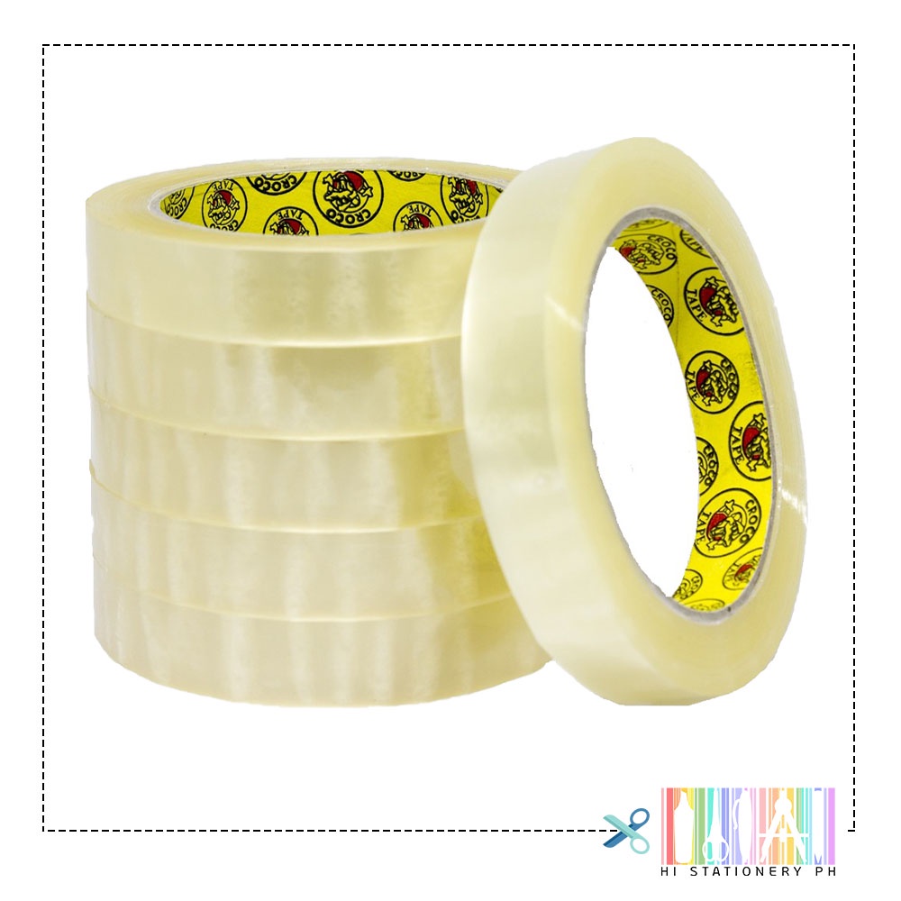 Stationary Tape Clear Tape 3" core and 1"core Transparent OPP Tape ...