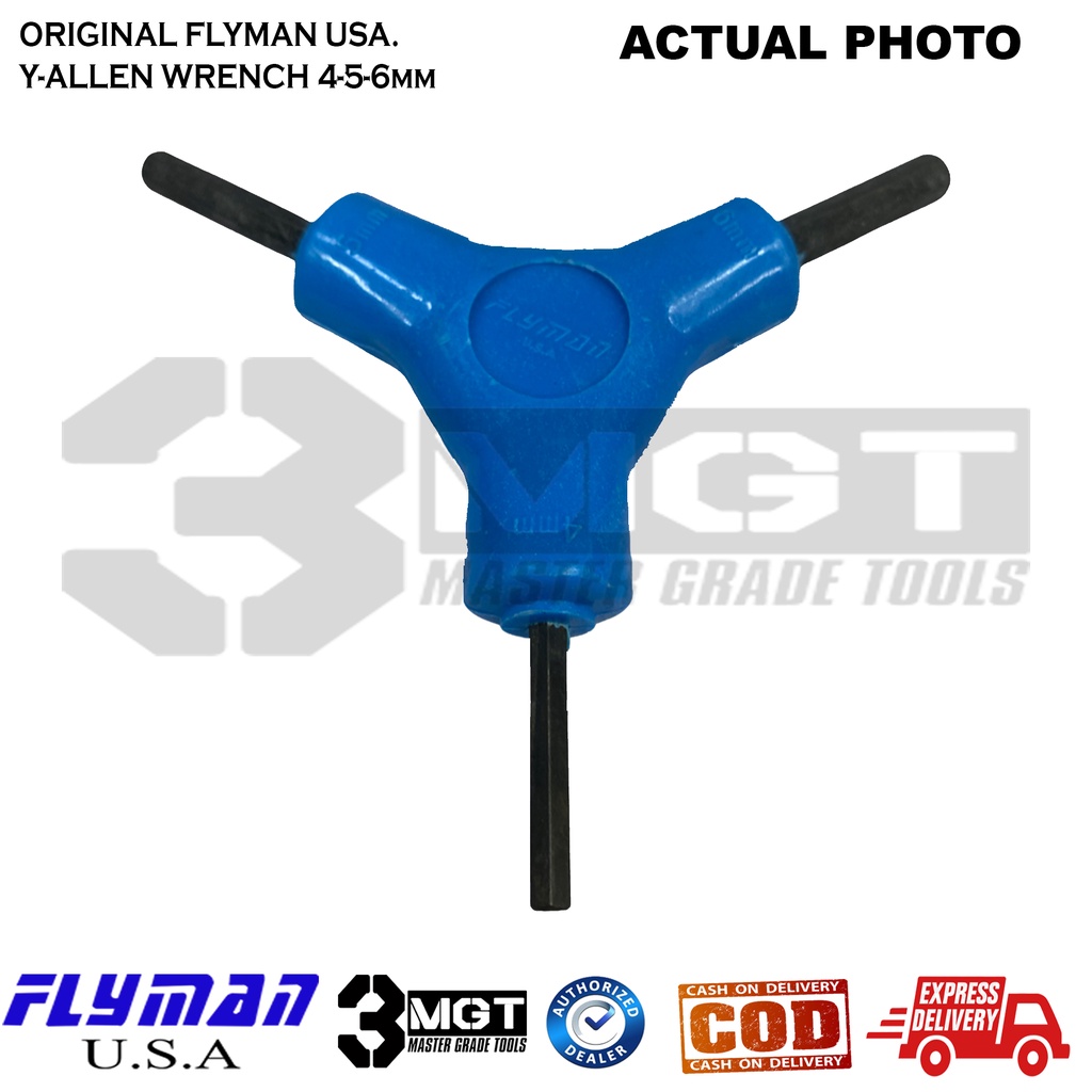 Flyman Y Allen Wrench 3 WAY allen wrench 4-5-6mm COD | Shopee Philippines