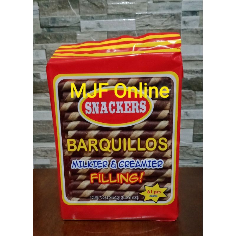 Snackers Choco Barquillos/ Wafer sticks 244g. | Shopee Philippines