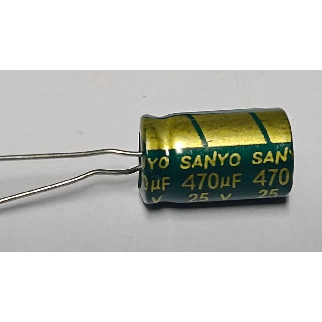 25V 470uF SANYO Electrolytic Capacitor | Shopee Philippines