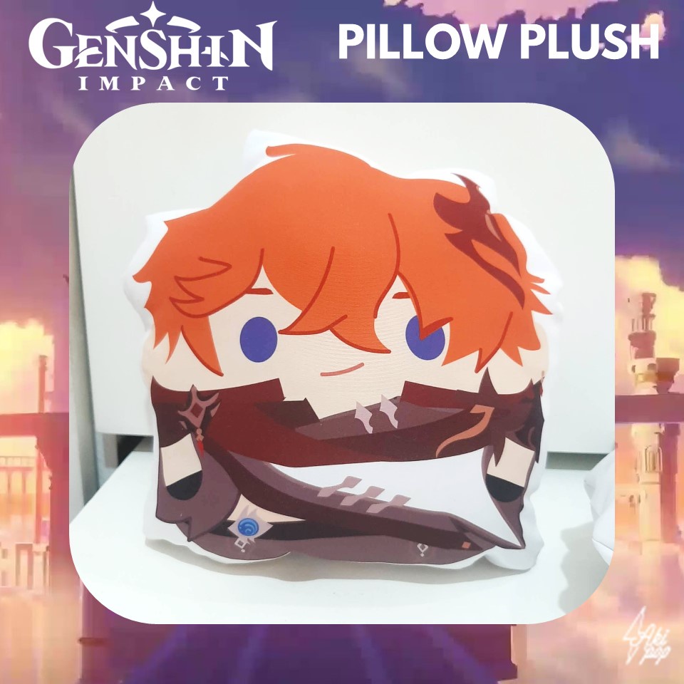 GENSHIN IMPACT PILLOW PLUSHIE PLUSH Kaveh Alhaitham Zhongli Childe Xiao ...
