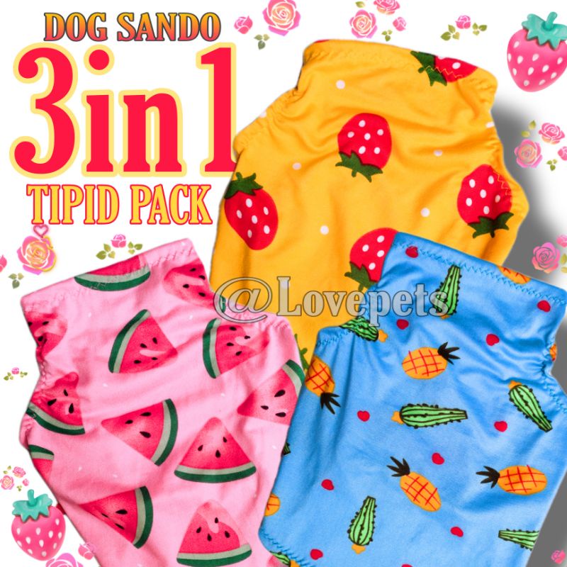 3in1 TIPID PACK DOG SANDO | Shopee Philippines