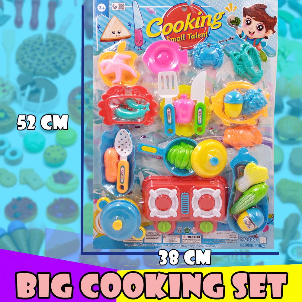My Little Chef Pink / Blue Cooking Playset Toy Kitchen Toy Set Kitchen ...