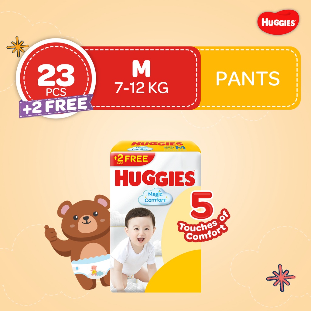 Huggies Magic Comfort Eco Medium - 25 pcs | Shopee Philippines