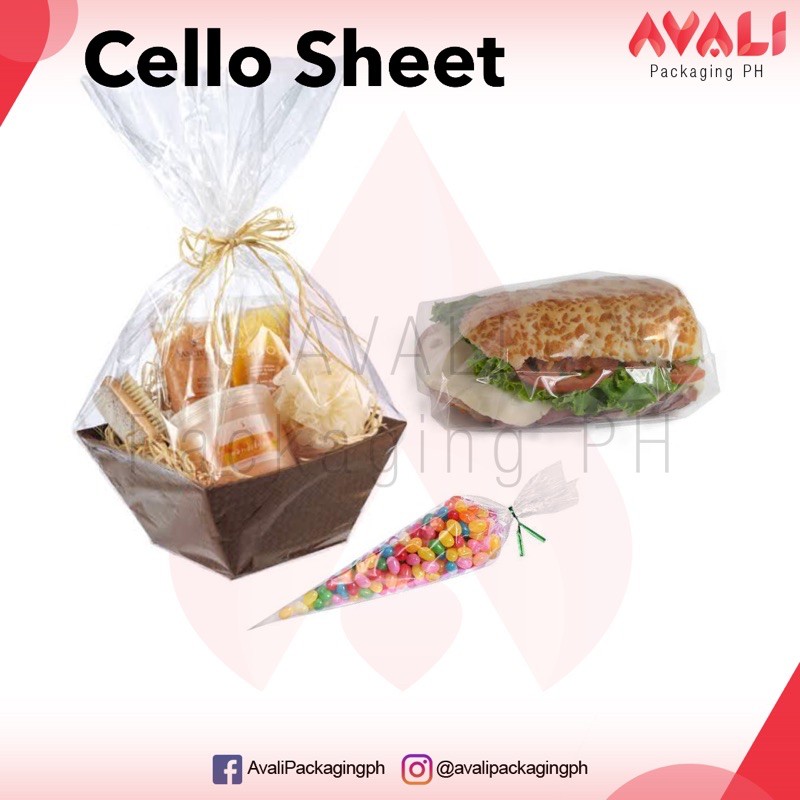 Cello sheet 30 mic. sizes available (per kilo) Ensaymada plastic ...